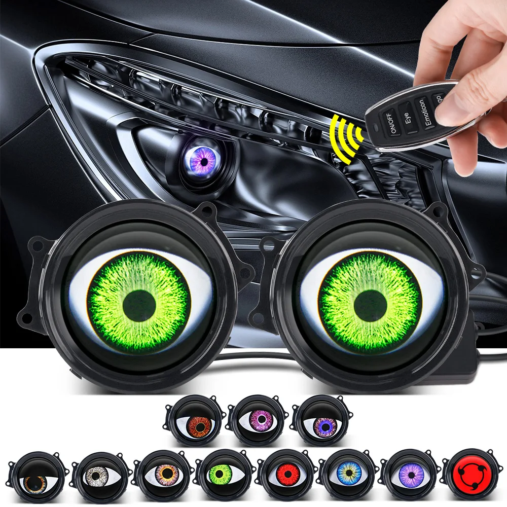 3-inch Devil's Eye Auto Accessories Headlight Led Lenses Retrofit Kits ...