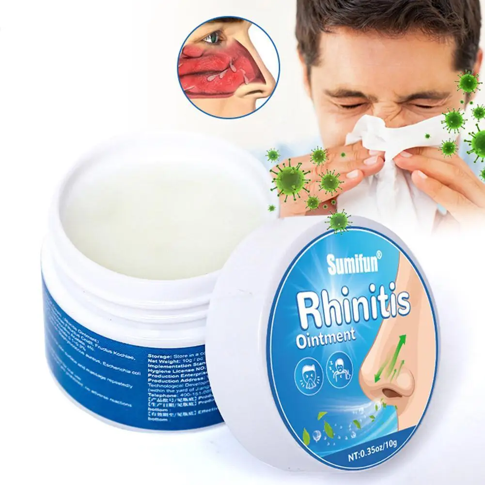 Rhinitis Nose Nasal Cream Sinusitis Treatment Ointment Allergic Itchy ...
