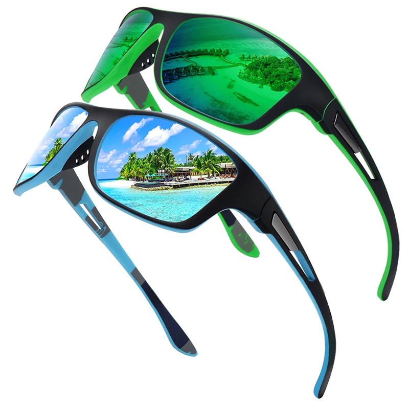 WOWSUN Polarized Sports Sunglasses for Men Women,Fishing Driving ...