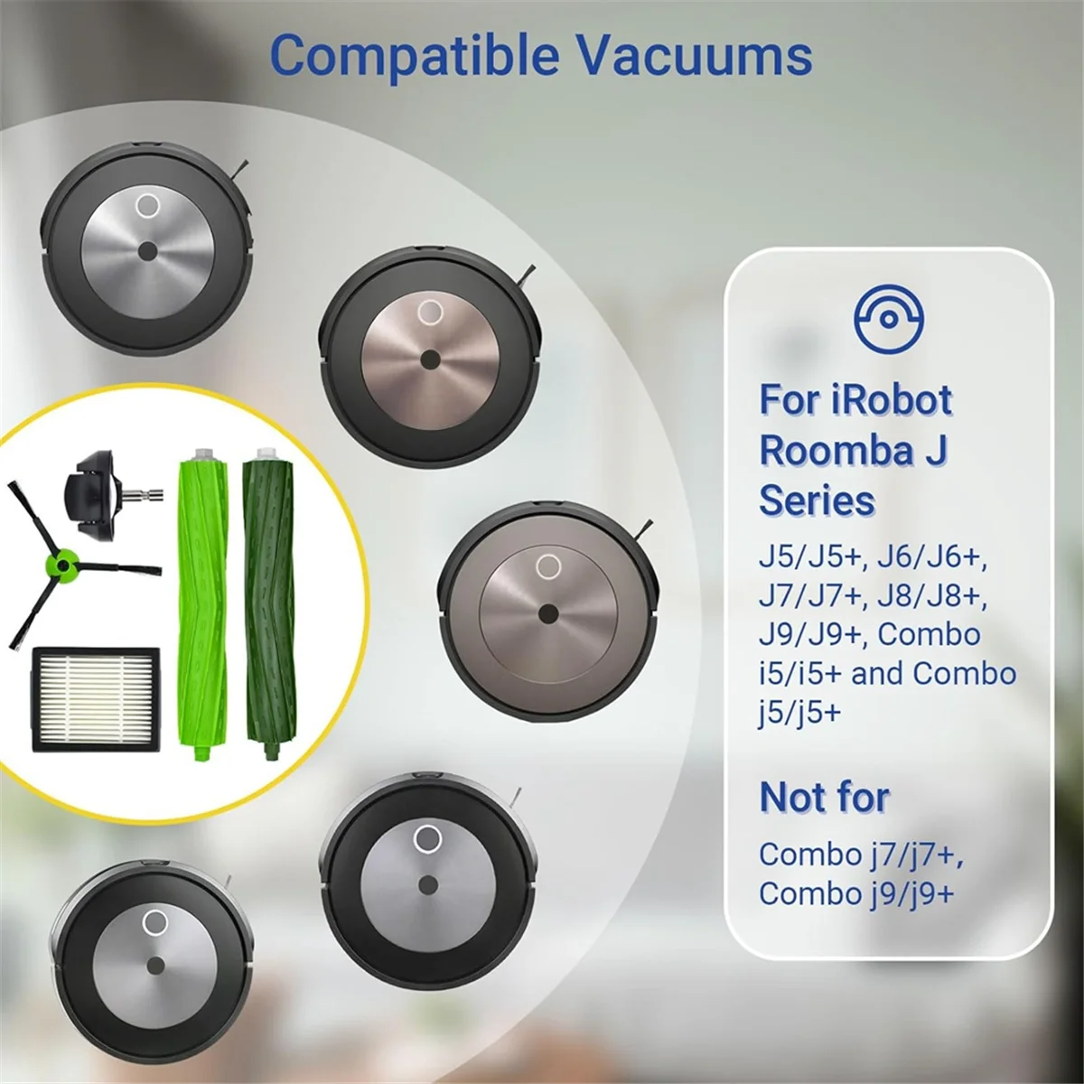 Y02AFor IRobot Roomba J Series J5 J5+ J6 J6+ J7 J7+ J8 J8+ J9 J9 ...