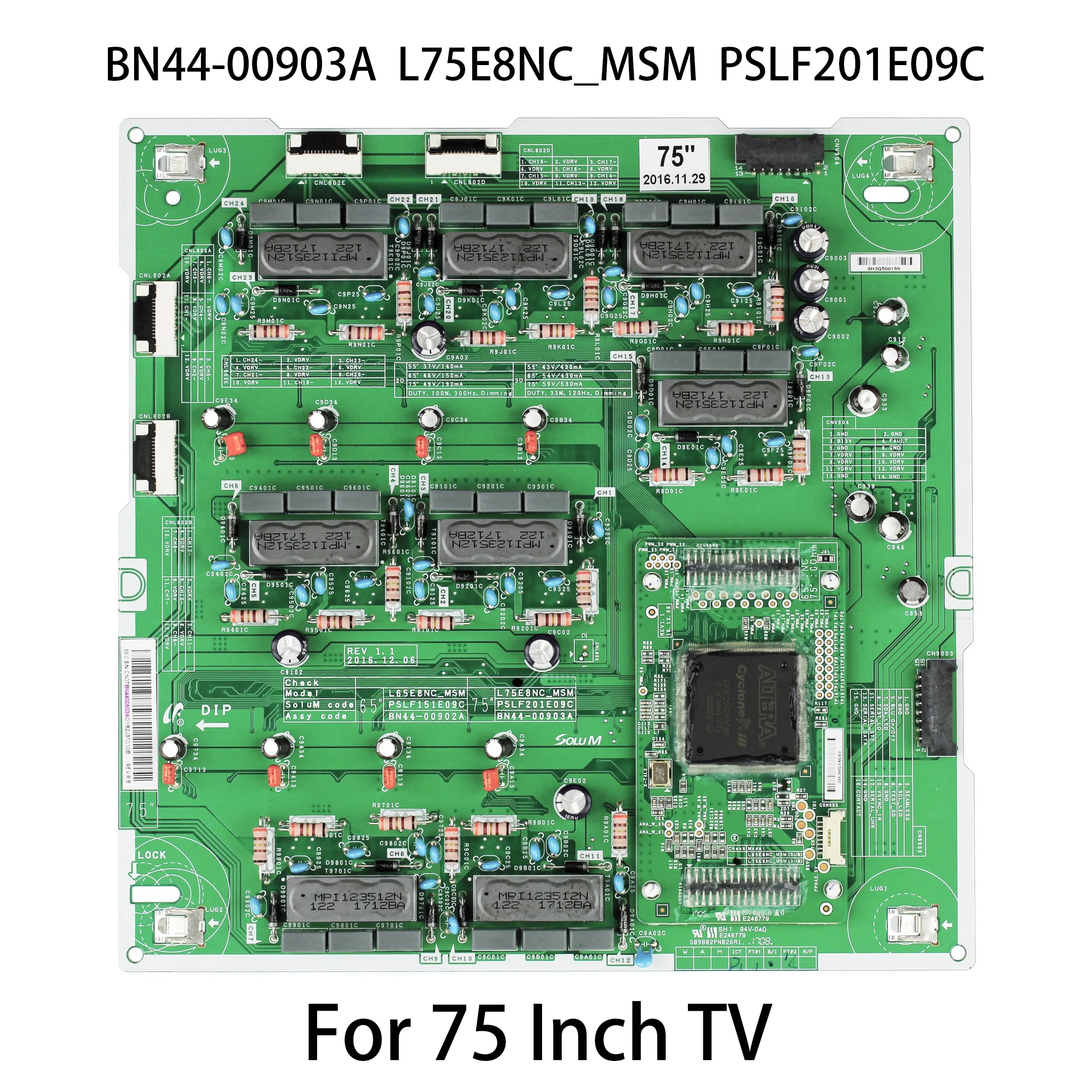 BN44-00903A-L75E8NC-MSM-PSLF201E09C-Motherboard-is-for-QE75Q7FGMT-QN75Q75FMF-QN75Q7FAMF ...