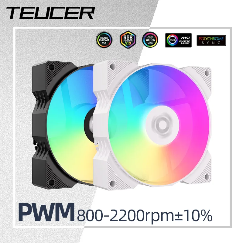 Teucer T9025 92X92X25mm PC Computer Chassis Cooling fan 12V 4Pin PWM ...