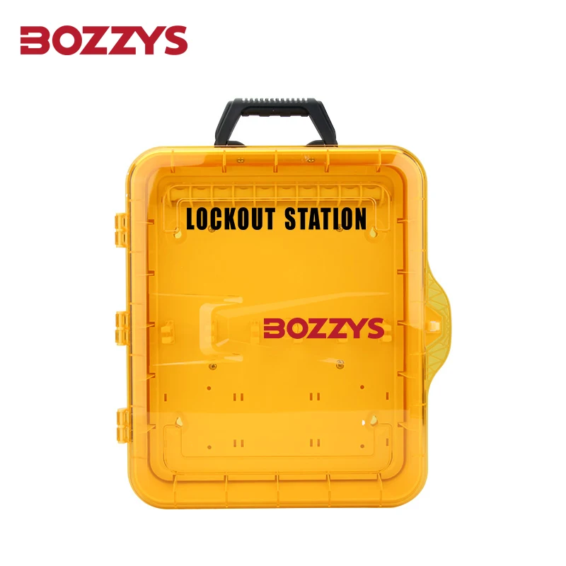 Multifunctional-Loto-Safety-Lockout-Station-with-Transparent-Cover-and ...
