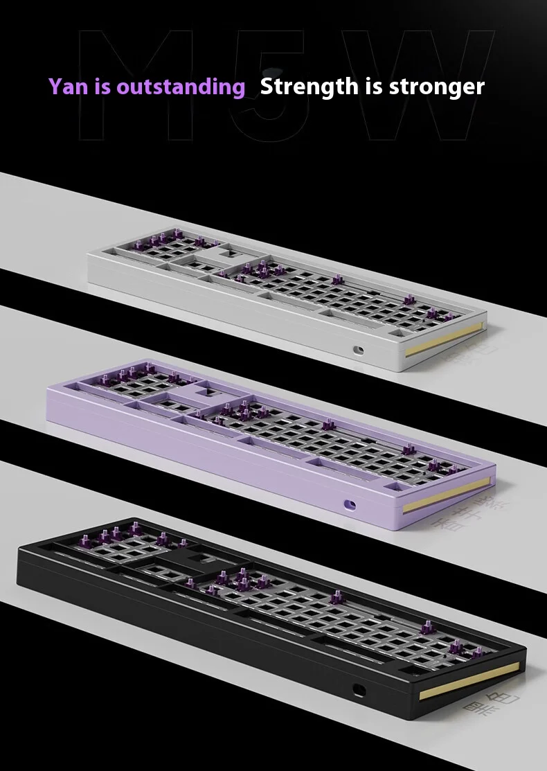 Комплект механической клавиатуры Monsgeek M5W с тремя режимами | AliExpress