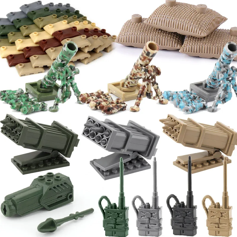 Military Weapons Mine Thrower Launcher Bomb Sand Bag WW2 US Soldiers ...