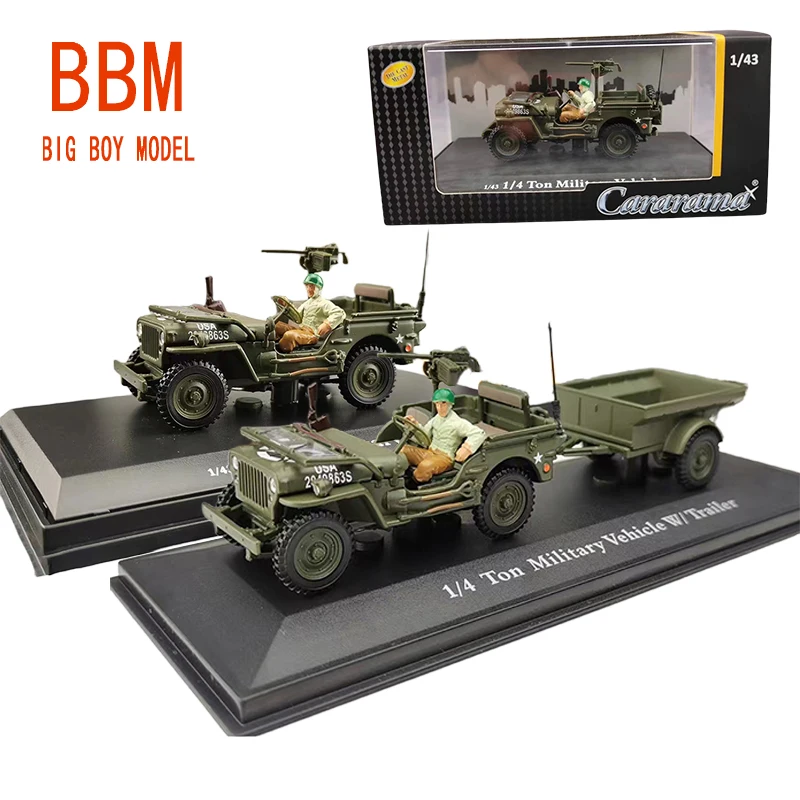 Diecast-1-43-Scale-World-War-II-Jeep-Military-Combat-Vehicle-Jeep-Off ...