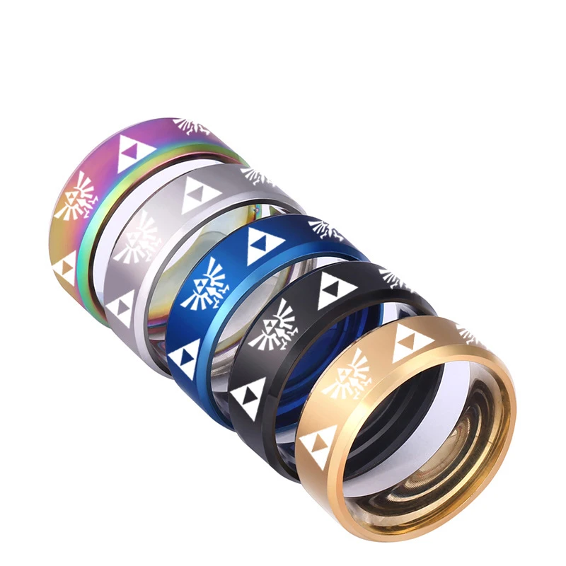 AsJerlya-The-Legend-Of-Zeldas-Triforce-Triangle-Symbol-Band-Ring-For ...