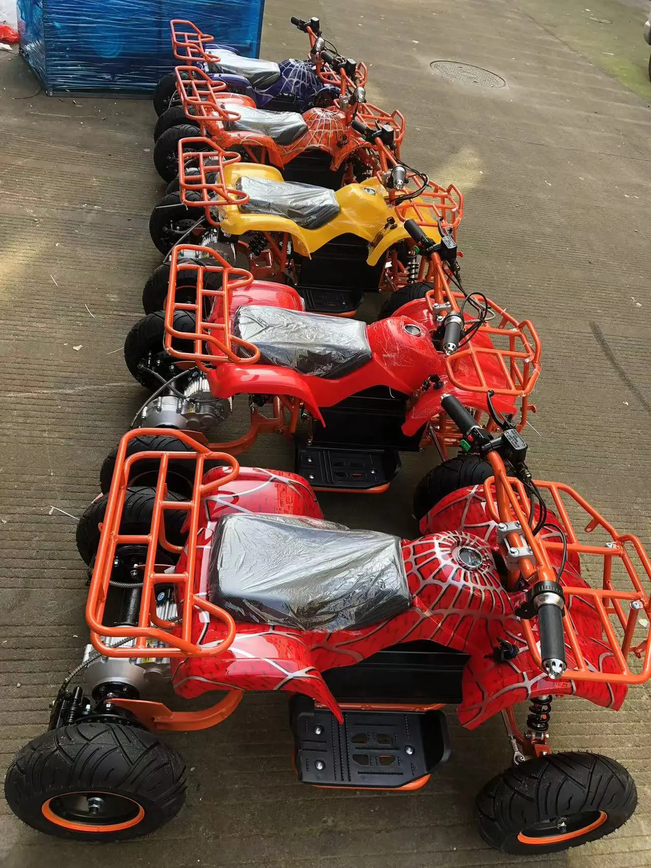 Mini-electric-ATV-Small-two-person-off-road-vehicle-Square-rental-four ...