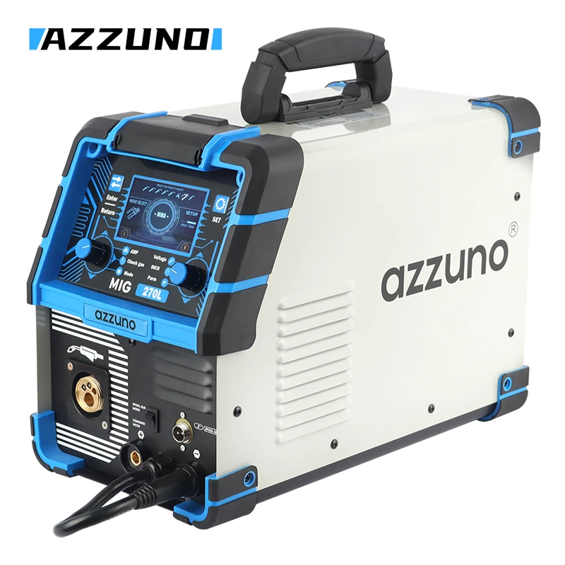 AZZUNO MIG 270L 200A Semi-automatic Welding Machine 5 in 1 MIG welder With MMA TIG Gasless MIG ...