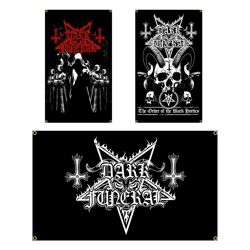 90x150cm-Heavy-Death-Metal-Dark-Funerals-Band-Flag-Polyester-Printed ...