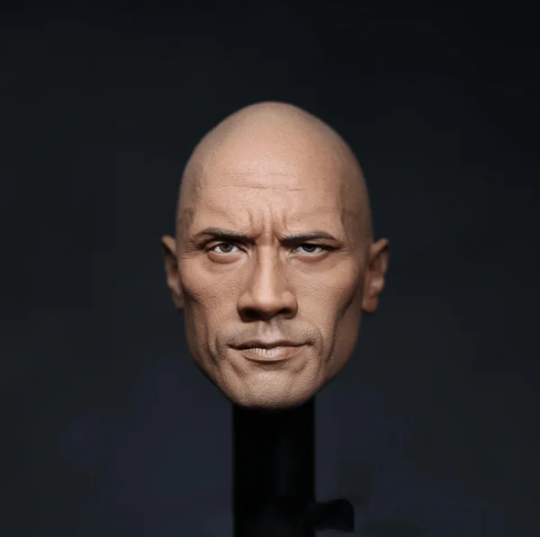 1/6 Scale Head Carving Eleven 11 X Kai EK01A Dwayne Johnson Male Model ...