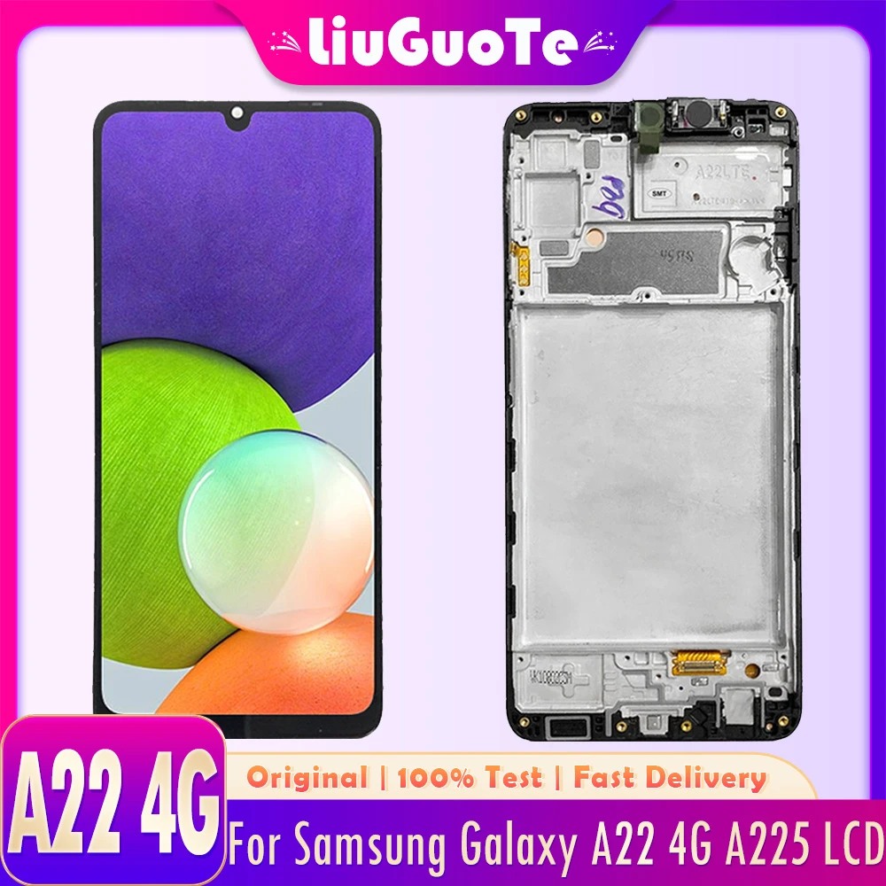100% New Original AMOLED For Samsung Galaxy A22 4G A225F A225F/DS A225M ...