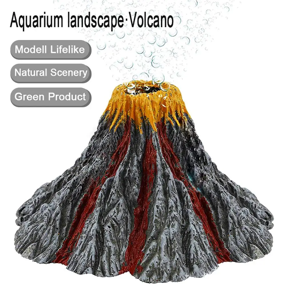 Artificial-Volcano-Ornaments-Oxygen-Pump-Air-Bubbler-Stone-Kit ...