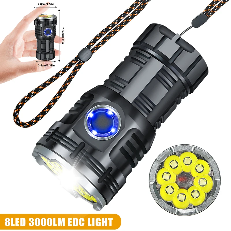 New-Flashlight-Multi-Functional-Long-Shot-High-Power-Long-Life-Mini ...