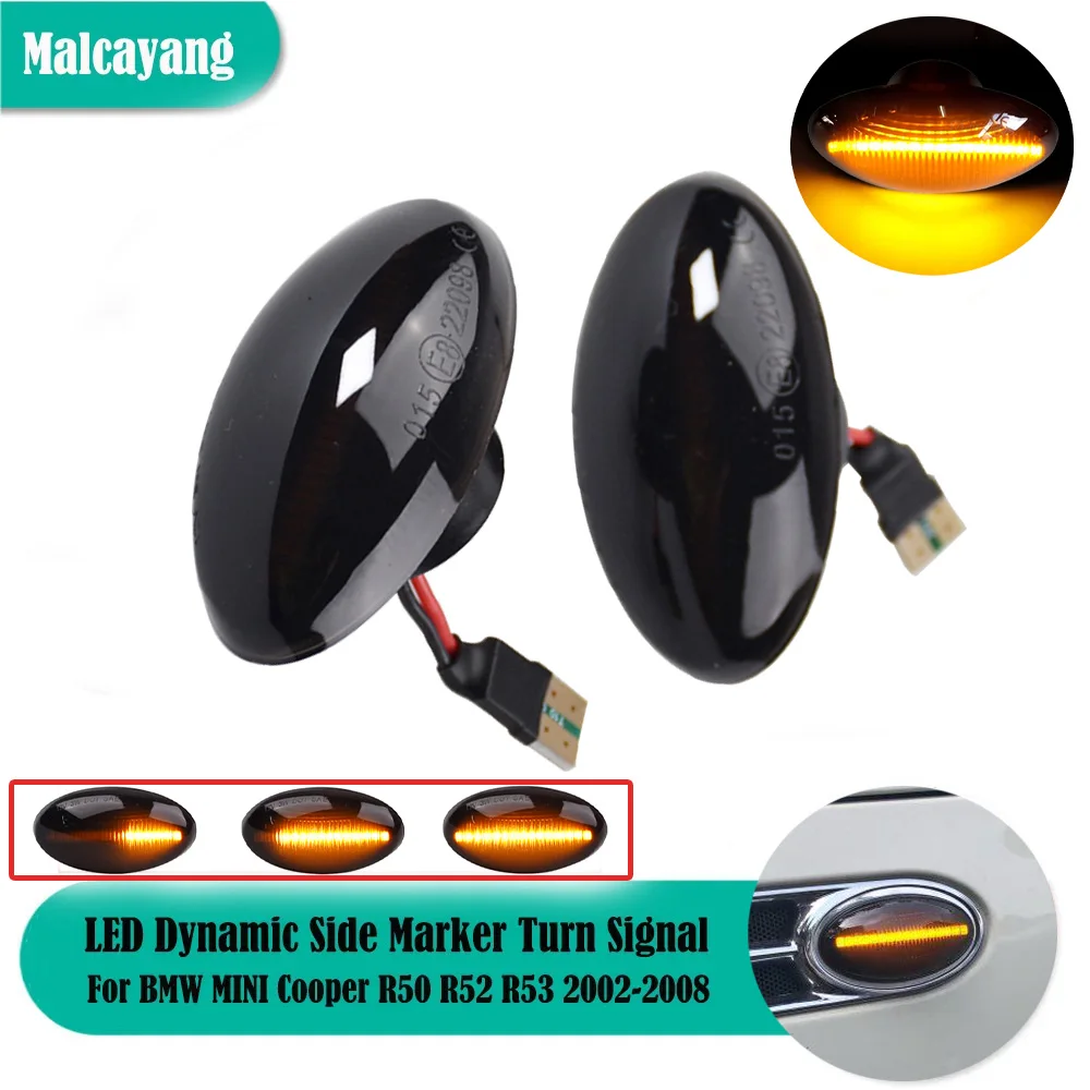 2X-NEW-LED-Turn-Signal-Side-Marker-Light-Dynamic-Flasher-Blinker-For ...