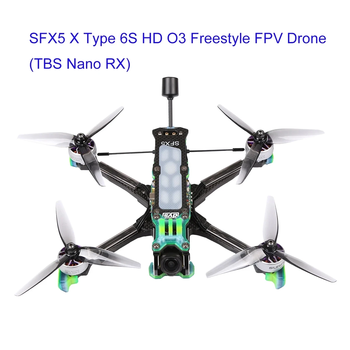 DYS-SFX5-X-Type-5-Inch-Freestyle-FPV-Drone-6S-HD-O3-Carbon-Fiber-FPV ...