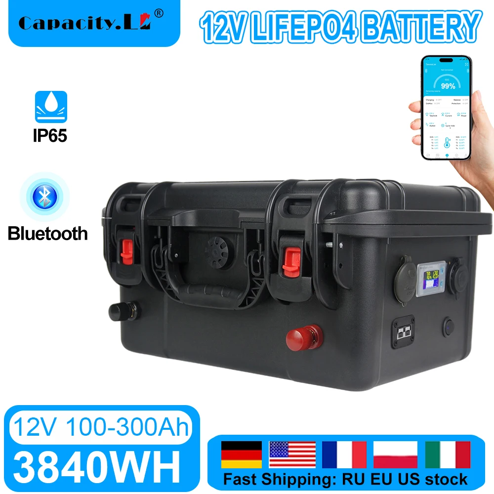 For-Outdoor-Power-Battery-LiFePO4-BMS-12V-100Ah-150Ah-250Ah-Larger ...