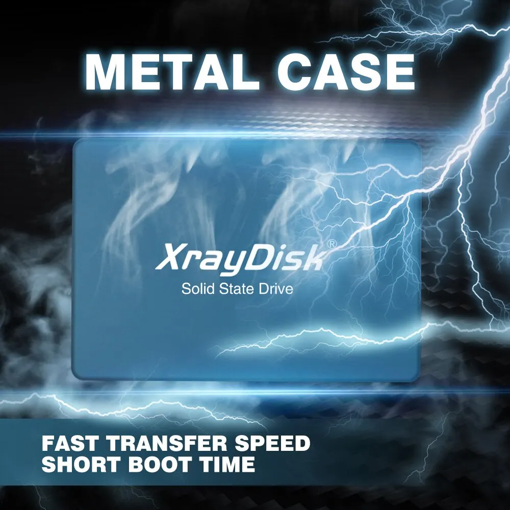 Xraydisk Sata3 SSD-Festplatte: Hohe Leistung und Zuverlässigkeit mit TLC NAND-Blitz und RoHS ...