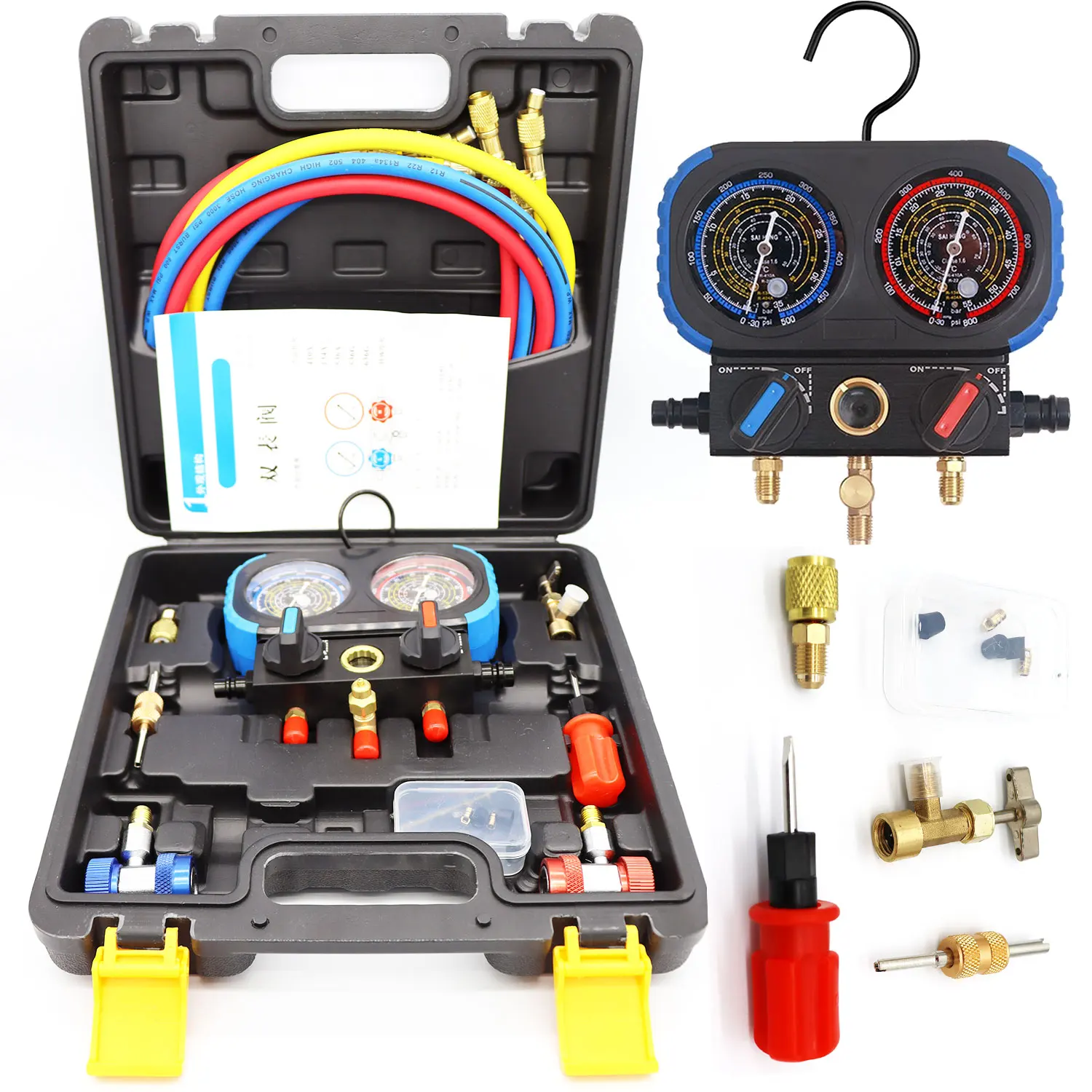 Refrigerants-Freon-Charging-Tool-for-R134A-R410A-R22-R404A-BOX-3-Way-AC ...