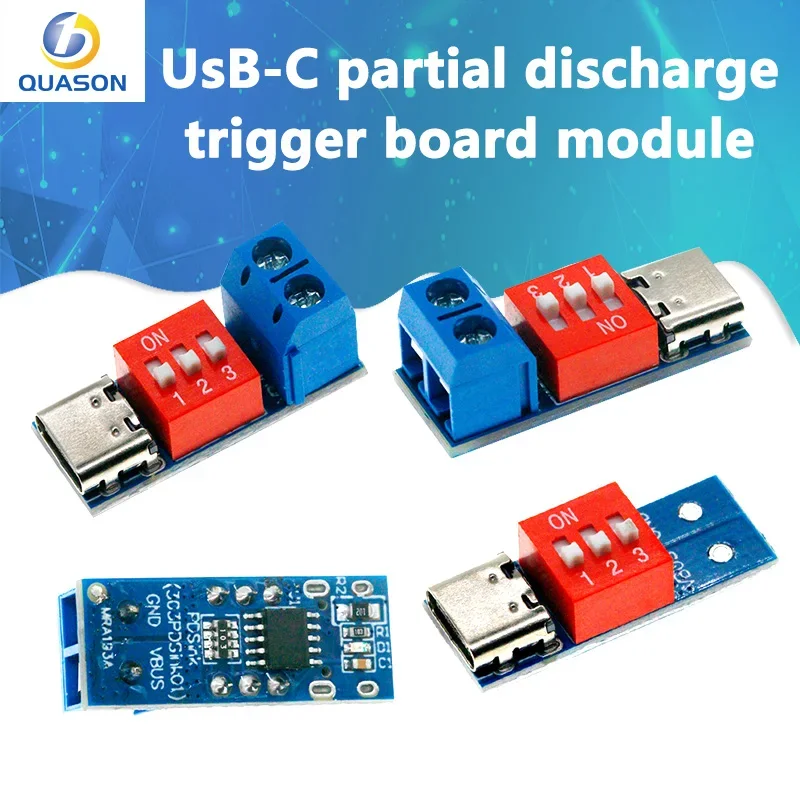 USB-C-pd-Trigger-Board-Modul-pd-qc-Decoy-Board-Schnell-ladung-USB-Typ-C ...