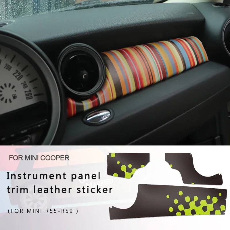 Car-Dashboard-Decal-Leather-Sticker-For-MINI-COOPER-R55-R56-R57-R58-R59 ...