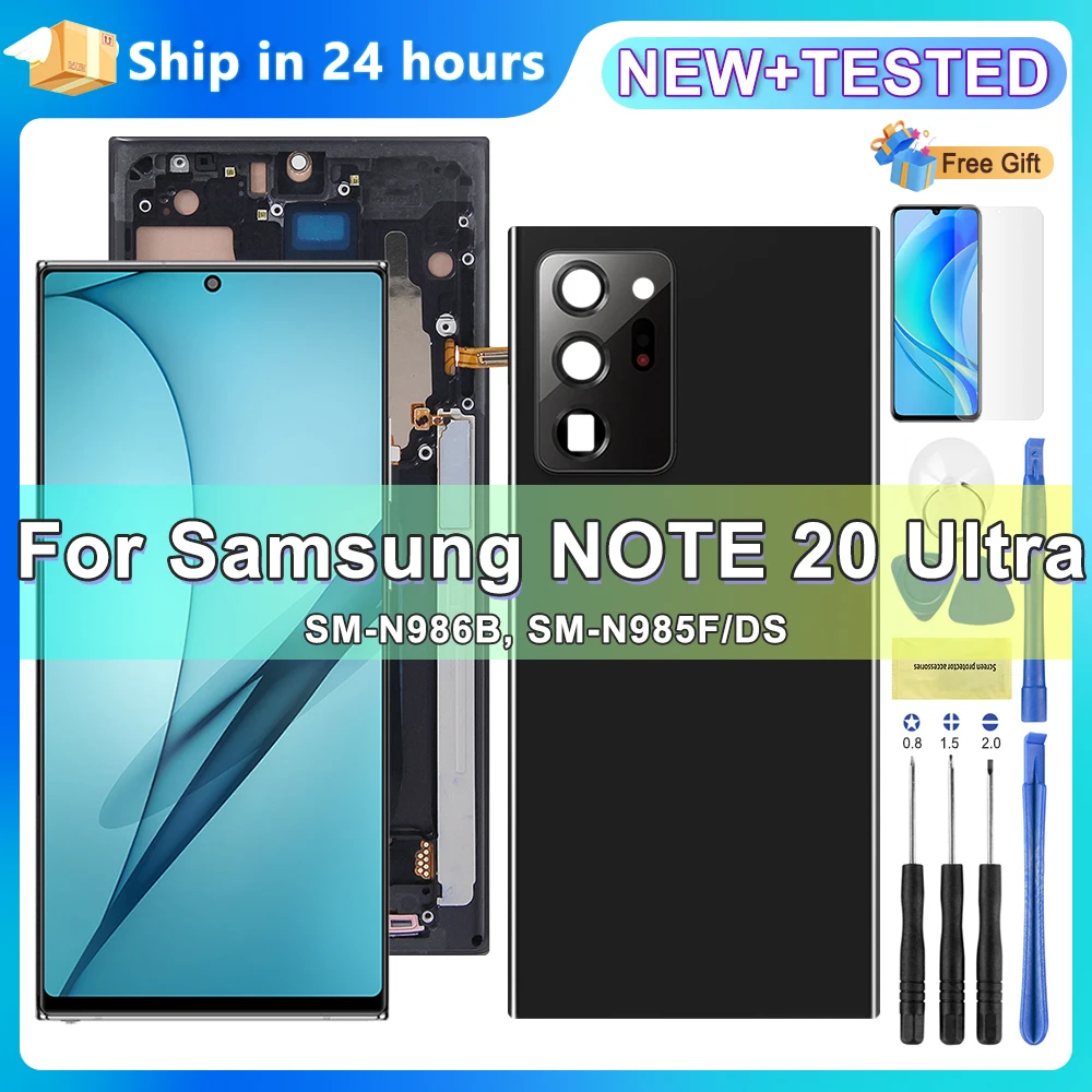 New-tft-display-note-20-ultra-with-frame-LCD-for-Samsung-Galaxy-Note-20 ...
