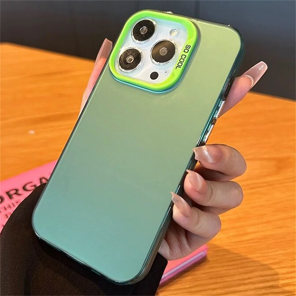 Funda-mate-transparente-para-iPhone-carcasa-a-prueba-de-golpes-Color ...