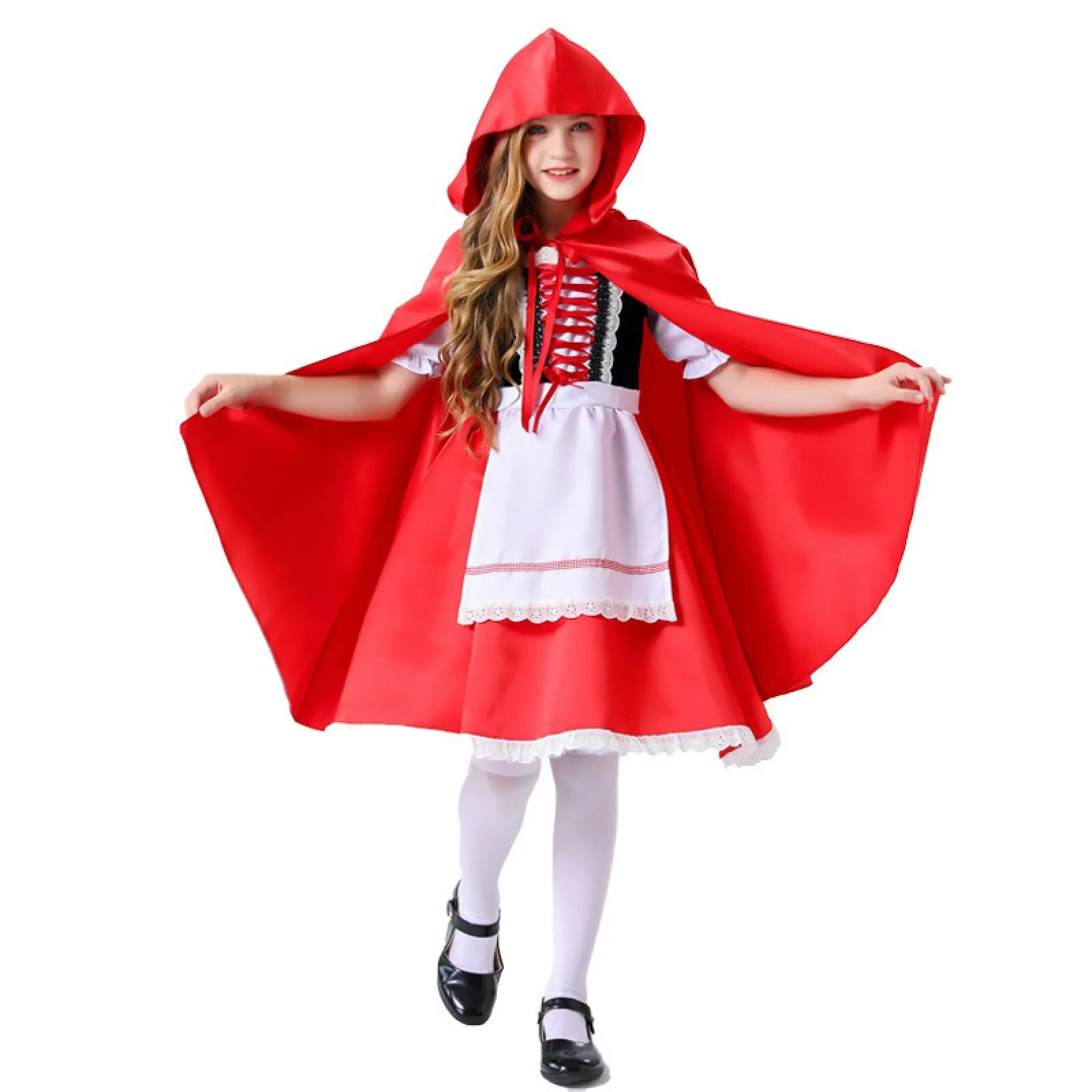 Girl-S-2-Pc-Halloween-Or-Beer-Festival-Costume-Little-Red-Riding-Hood ...