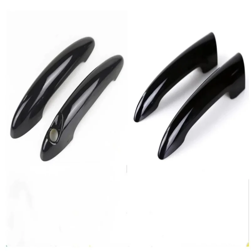 Black ABS classic mini cooper clubman R55 door handle cover (4 pieces ...
