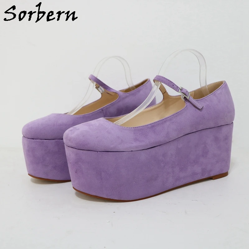 Pump Flatform Wedges | Lilac Shoes Women - Women Pump Wedges ...
