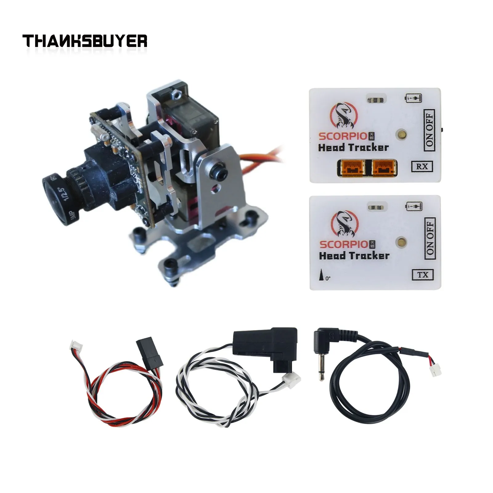 2-4G-Wireless-FPV-Head-Tracker-TX-RX-Modules-with-2-axis-FPV-Drone ...