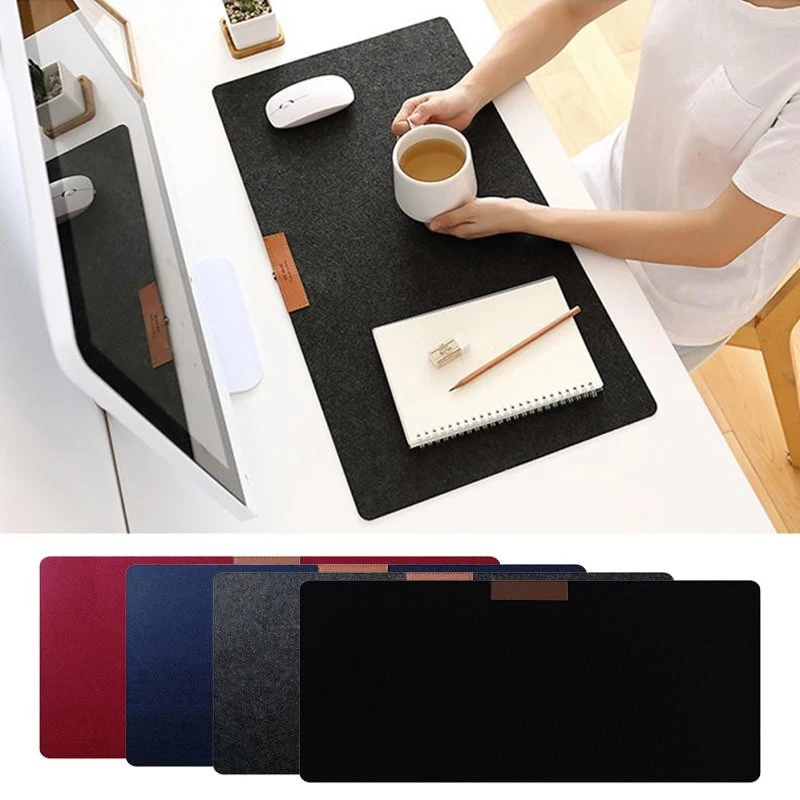 Large-Office-Computer-Desk-Mat-Table-Keyboard-Big-Mouse-Pad-Felt-Laptop ...