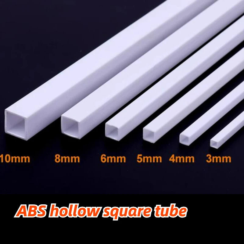 5-10pcs-White-ABS-Square-Plastic-Pipe-Tube-Hollow-Pipe-for-DIY ...