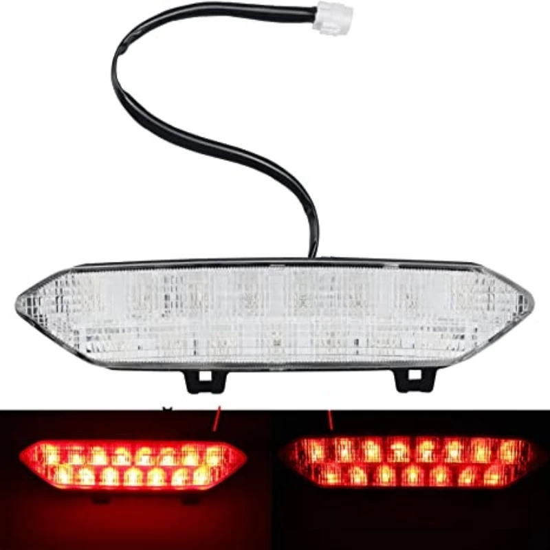 Motorcycle LED Tail Light Red Brake Rear Lamp for Yamaha Raptor 700 ...