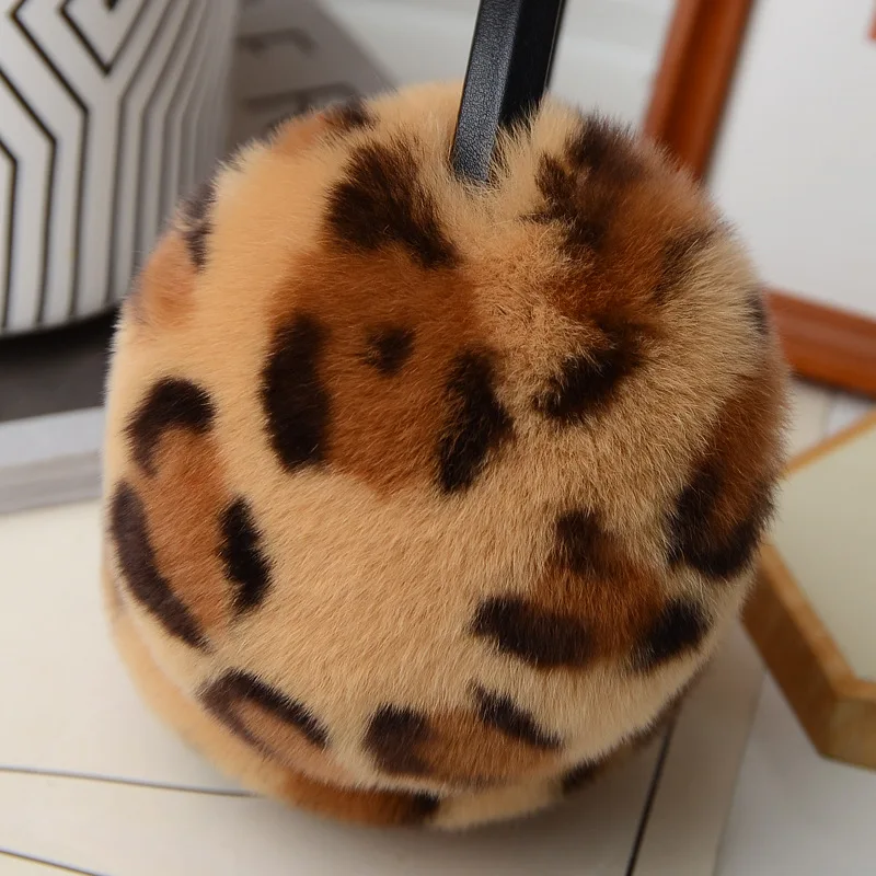 2025 Retractable Rex Rabbit Fur Ear Muffs for Women Winter Warm Fleece ...
