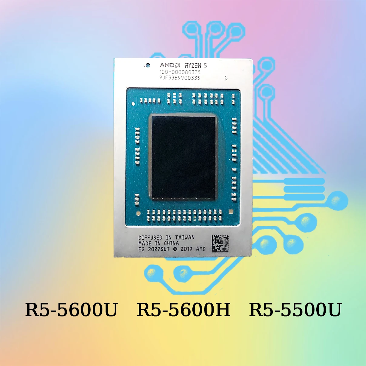 AMD RYZEN 100 000000375 R5 5500U R5 5600H R5 5600U 100 000000296 R5 ...