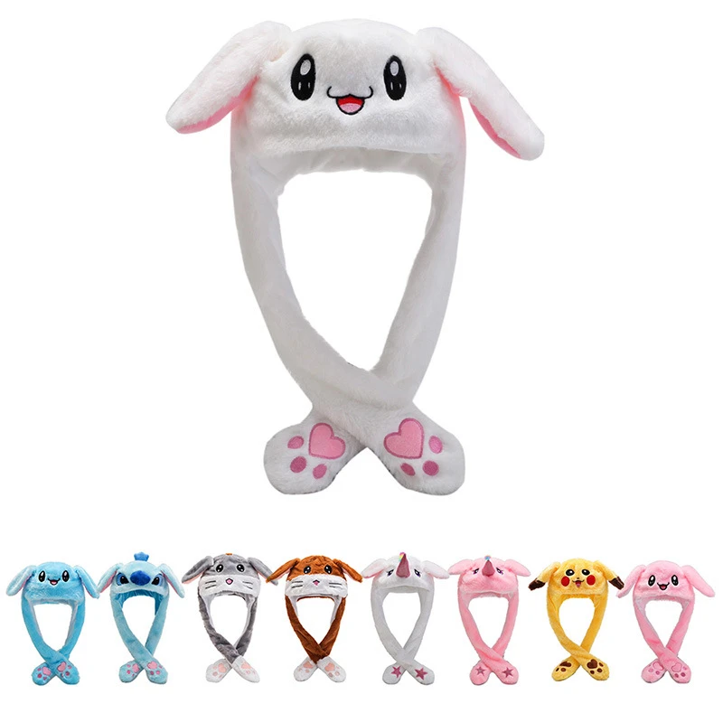 Ear Move Rabbit Hat | Kawaii Hat Moving Ears | Rabbit Hat Moving Ears ...