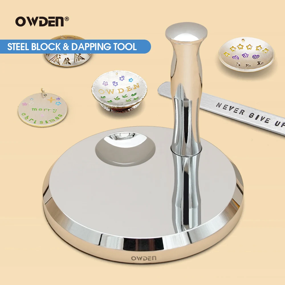 OWDEN-2-in-1-Heavy-Duty-5-Steel-Block-for-Jewelry-Stamping-Making ...