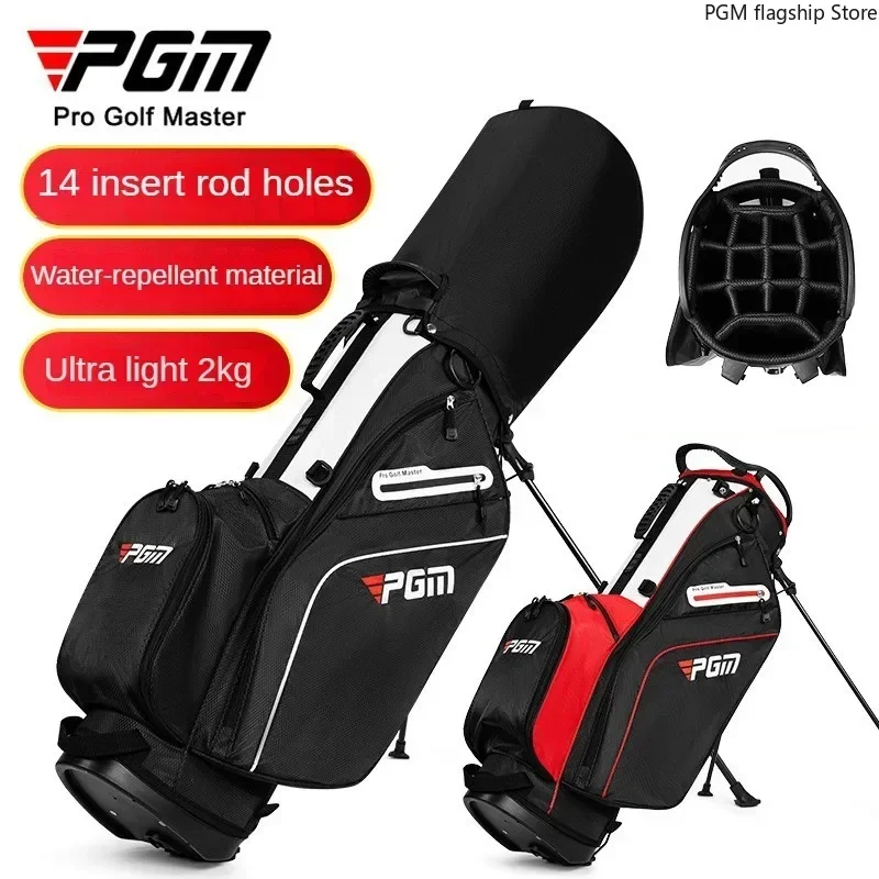 PGM-Golf-Bag-Men-s-and-Women-s-Stand-Bag-14-Plug-Ports-Shoulder-Strap ...