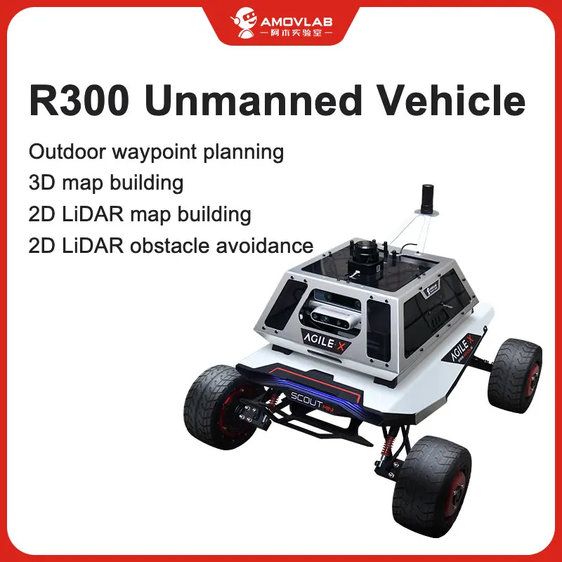 ROS-R300-unmanned-vehicle-cart-vision-recognition-slam-navigation ...