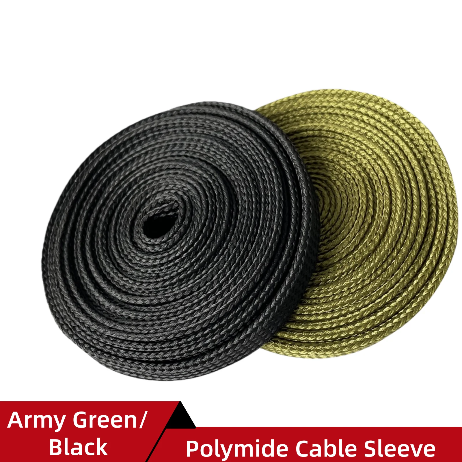 Tight High Density Polyamide Braided Cable Sleeve 2.5 4 6 8 10 12 14 16 ...