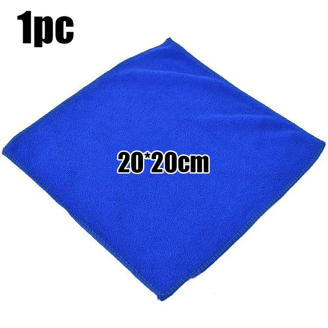 Microfiber Thin Car Cleaning Towels Soft Drying Cloth Hemming Water ...