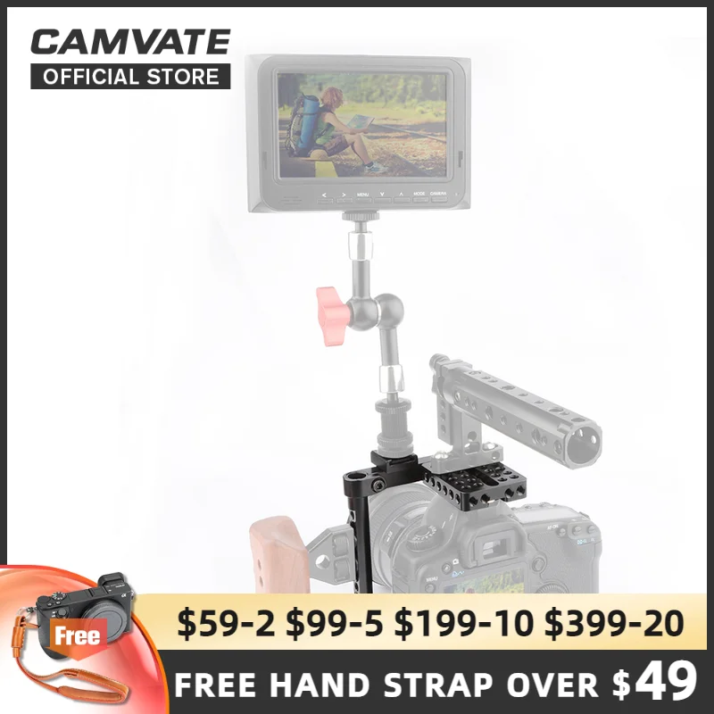 CAMVATE Camera Cage Rig For Canon 7D MarkII,5D MarkII,5D MarkIII,60D ...