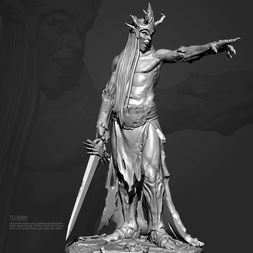 38mm-50mm-75mm-Resin-model-kits-figure-colorless-and-self-assembled-3D ...