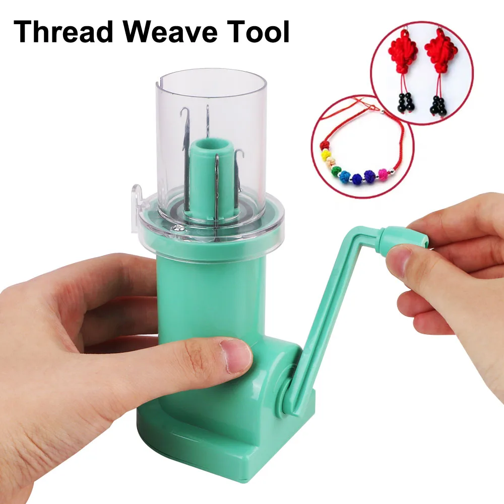 Creative-Knitting-Machine-Craft-Bracelet-Weave-Tool-Embellish-Hand-Knit ...