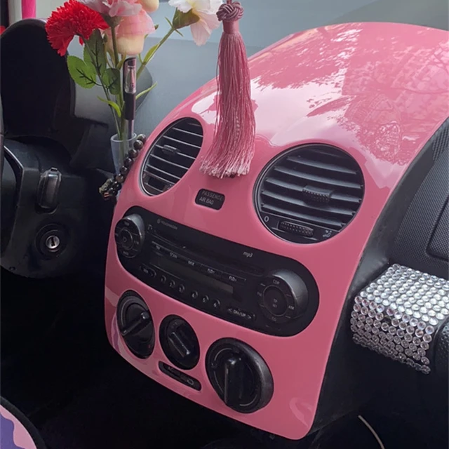 Pink Volkswagen Beetle Interior