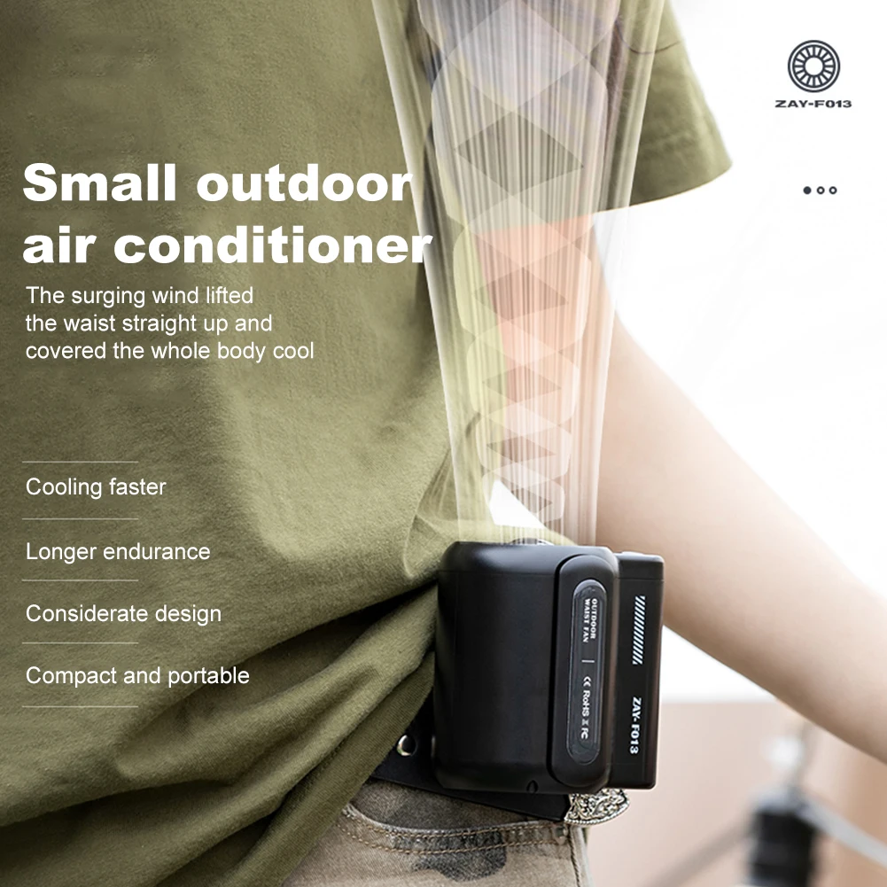 Waist-Clip-Fan-Rechargeable-Portable-Waist-Fan-3-Speeds-Outdoor-Waist ...