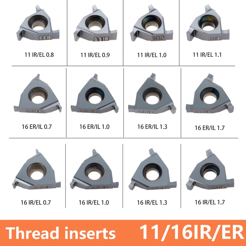 LIHAOPING 16IR 16ER 11IR Internal External Turning Tool Thread Carbide ...