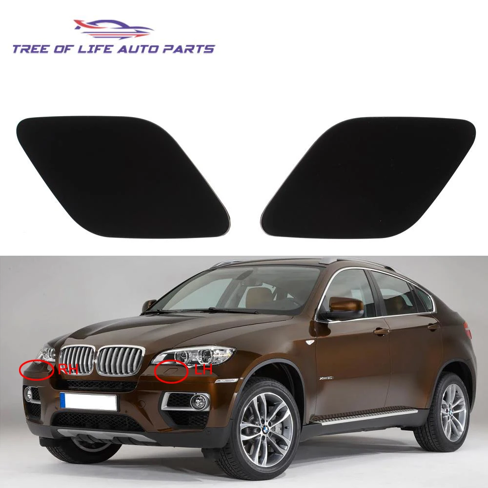51657052427 51657052428 앞 범퍼 헤드 라이트 클리닝 와셔 스프레이 노즐 제트 커버 캡, BMW X5 E70 ...