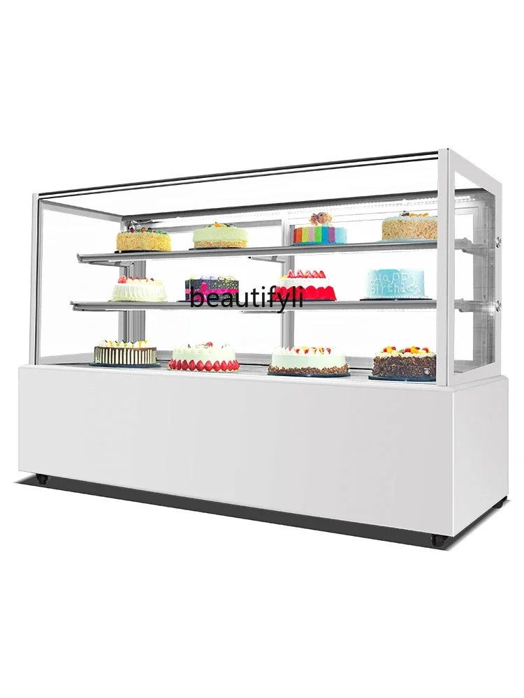Cake-Counter-Refrigerated-Display-Cabinet-Mousse-Fruit-Cooked-Food ...